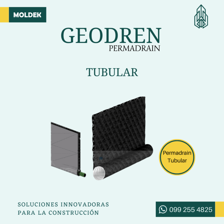 Geodren Permadrain Tubular | Moldek